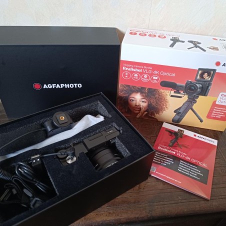 Vlogging Compact Camera Pack – Realishot VLG4K-OPT - 5X Optical Zoo...