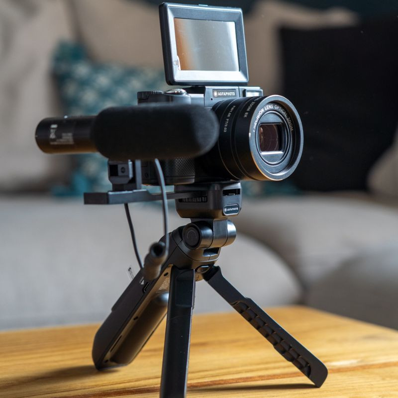 Vlogging Compact Camera Pack – Realishot VLG4K-OPT - 5X Optical Zoo...